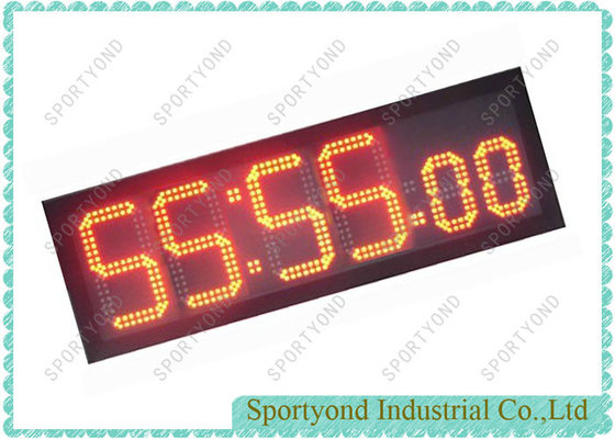 Ultra Bright Led Digital Clock Display , Countdown And Clockwise Clock Time Board