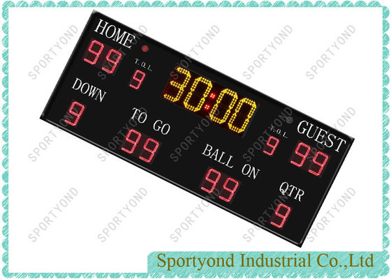 Aluminum Housing Led Electronic Scoreboard For USA Football 50Hz / 60Hz