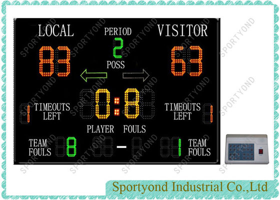 Multisport Stadium Electronic Basketball Scoreboard , Gymnasium Scoreboard