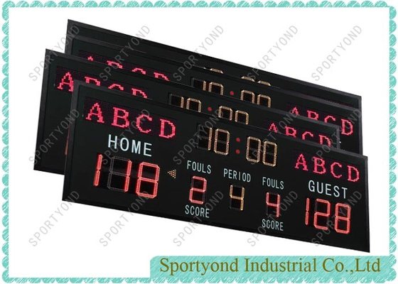 Single Face Multi Sport Electronic Basketball Scoreboard With Led Digital Display