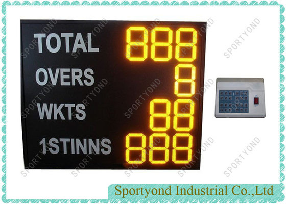 Wireless Remote Electronic Digital Cricket Scoreboard With Amber Led Display