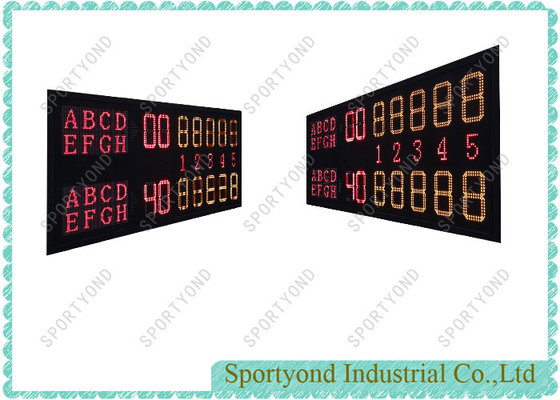 Outdoor Electronic Tennis Scoreboard With 2 Strips Display , Waterproof IP65