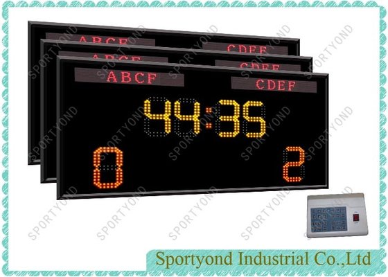Single Sided Football Electronic Score Boards With Team Name And Timer