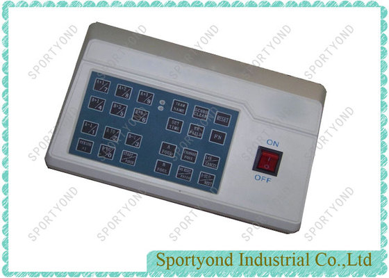 Red / Yellow Handball Scoreboard With Team Name , Aluminum Housing 160cm x 80cm