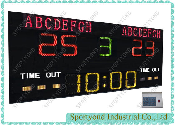 Single Sided Digital Water Polo Scoreboard With Wireless Controller , CE RoHS FCC