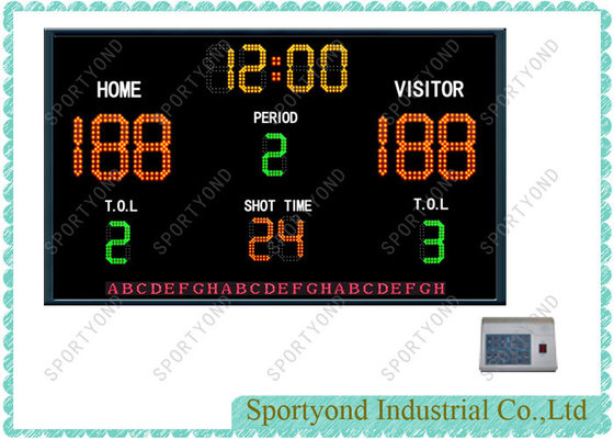 Portable LED Electronic Digital Basketball Scoreboard Timer For Basketball Club