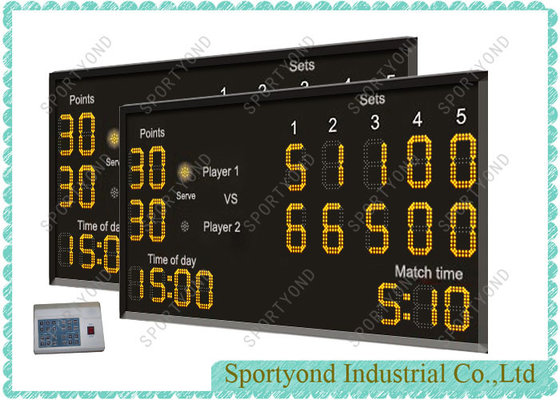 Ultra Bright Electronic Tennis Scoreboard Tennis Court With CE RoHS FCC