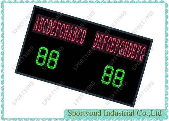 Sporting LED Digital Wireless Electronic Scoreboard Football , Gym Scores Display Boards