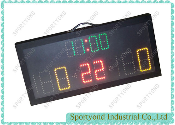 Digital LED Portable Electronic Netball / Basketball Scoreboard Built-in Shot Timer