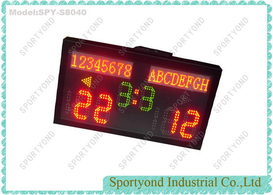 Indoor Electronic Volleyball Scoreboard Portable , LED Digital Badminton Score Sign