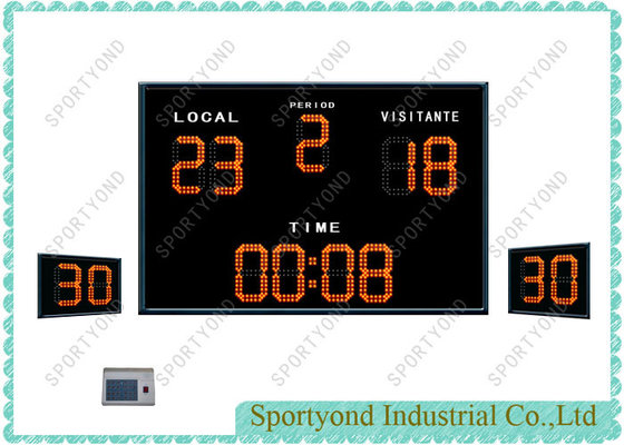 Ultra Bright Red LED Electronic Scoreboard With Shot Clock For Water Polo Club