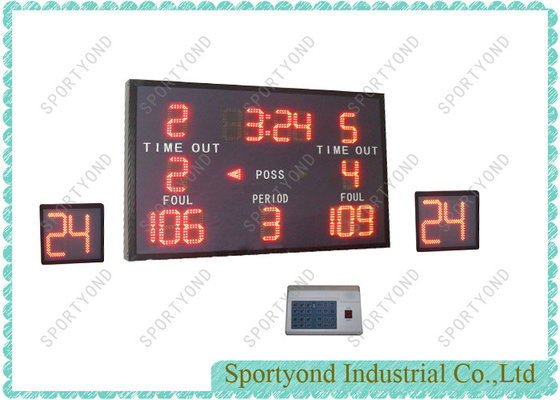 Electronic High School Basketball Scoreboard With Shot Clock Counter Timing Display