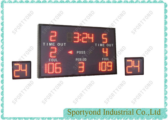 Electronic High School Basketball Scoreboard With Shot Clock Counter Timing Display