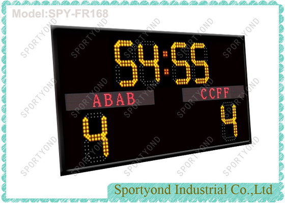 Portable Electronic Football Scoreboard , 110V 240V Indoor Futsal Scoring Display