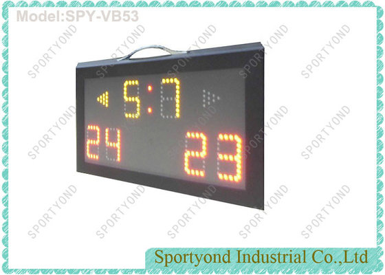 Indoor College Electronic Volleyball Scoreboard Portable , Aluminum Housing