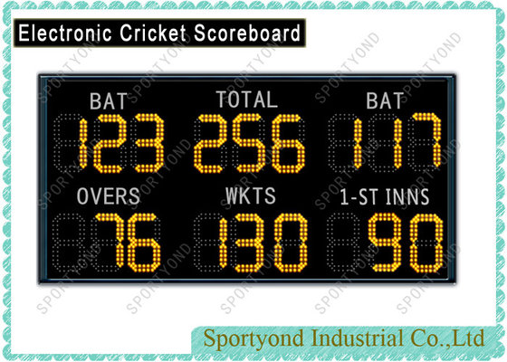 Aluminum Outdoor Electronic Cricket Scoreboard With Wireless Console Single-chip Control