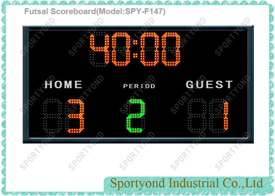 Futsal Scores Electronic Football Scoreboard , LED Digital Score Board Display
