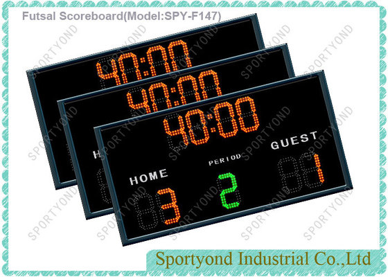 Futsal Scores Electronic Football Scoreboard , LED Digital Score Board Display