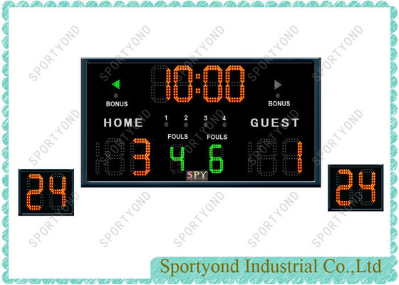 Indoor Multisport Electronic Basketball Scoreboard And Basketball Shot Clock