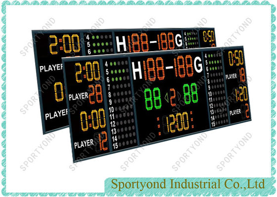 Ultra Bright Electronic Scoring Board In Basketball / Handball And Hockey Game