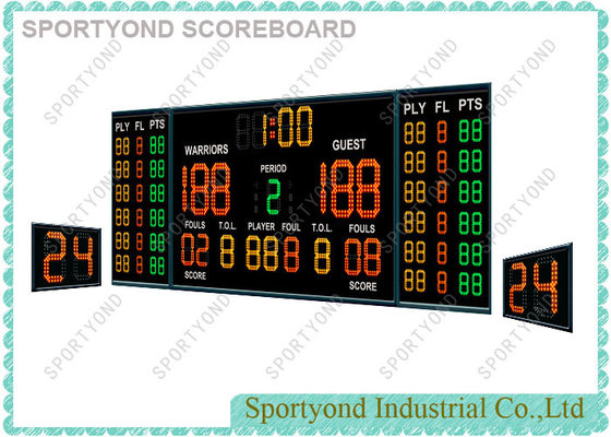 Magnetic Indoor Game Electronic Basketball Scoreboard And 1 Pair of Shot Clocks