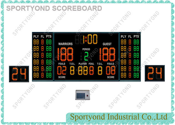 Magnetic Indoor Game Electronic Basketball Scoreboard And 1 Pair of Shot Clocks