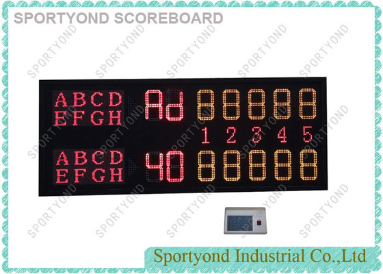 Sport Courts Electronic Tennis Scoreboard With LED Player Name