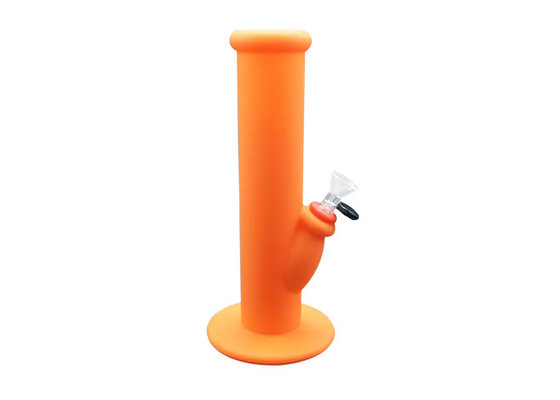 100% Food Grade Silicone Smoking Water Pipes Bongs Portable Hookah With Glass Bowl