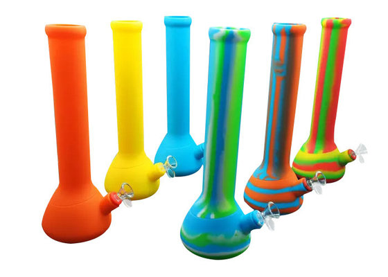 New Beaker Design Silicone Smoking Water Pipes Silicone Hookah Bongs