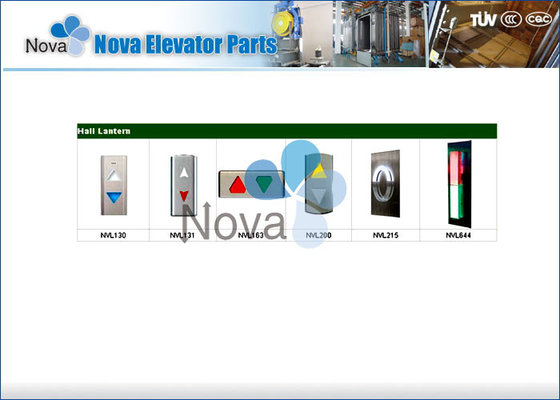 Customization Elevator Control System , Elevator Arrival Lantern Button