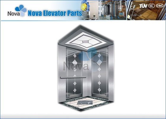 1600KG Passenger Elevators , VVVF Control Traction Machine Elevator