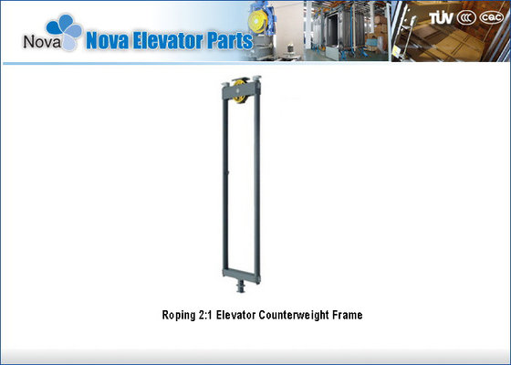 Roping 2:1 Elevator Counterweight Frame,Lift Counterweight Frame