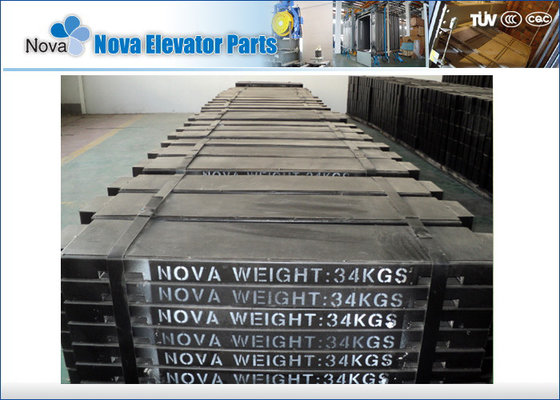 Customization Elevator Compound Counterweight Block with 52KG Loading Weight