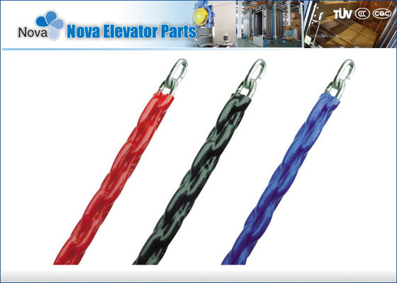 Residential / Commercial Elevator Cabins Components , Plastic-wrapped Balance Compensation Chain