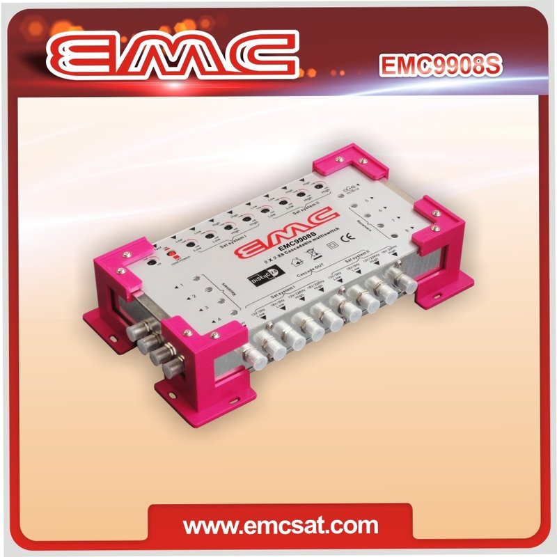 No signal loss SMATV multiswitch 9 inputs 8 outputs cascade multiswitch  can work normally in rainy days
