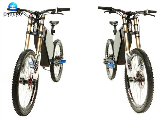 Black / White Motorized MTB Specialized Electric Mountain Bike 3000w For Ladies / Mens
