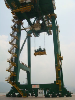 20' 40' telescopic hydraulic container spreader lifting beam spreader per container