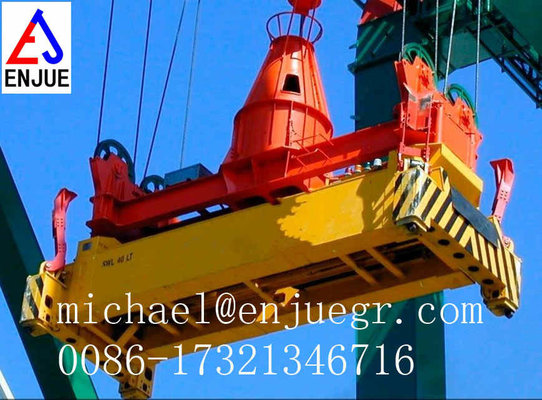 for operation manufacture electric hydraulic rotatary telescopic container spreader