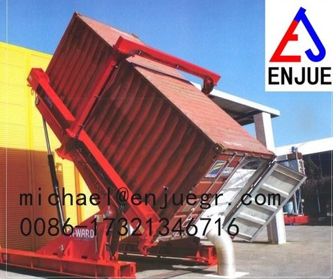 electric hydraulic container tilter container tilting tilter per container loading shipping containers