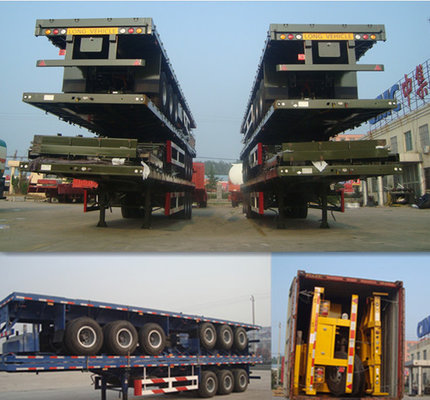 ISO 20FT 40FT Container Tipper Trailer Hydraulic Container Tilter Container Tilting Container Loaders Chasis