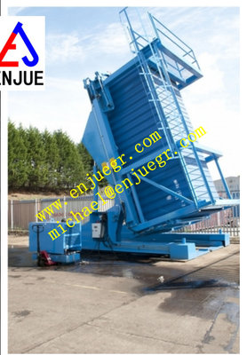 20 Feet 40 Feet Hydraulic Telescipic Container Tilter Hydraulic Container Tilter for Loading Corn and Rice Grains