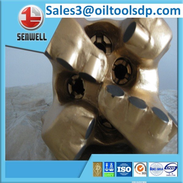 API standard 4 blades 12-1/4&quot; matrix body  &amp; steel body PDC bits for drilling