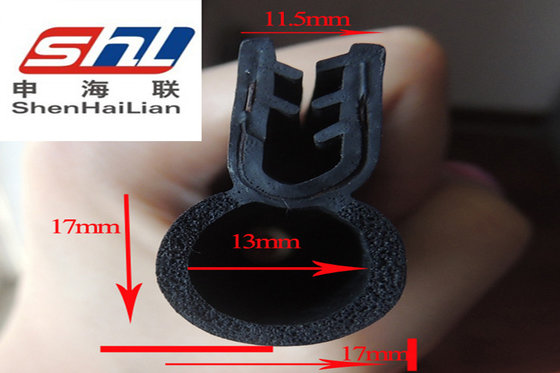Automotive Car Door Rubber Strip Weatherproof , Rubber Seal For Car Doors