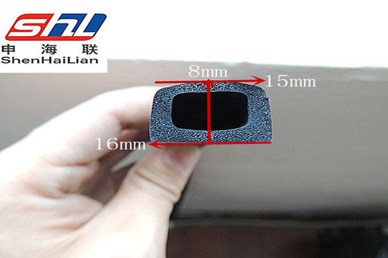 Anti - Aging & Friction Resisting Rubber Strip Cabinet Door Seal , SGS Approved