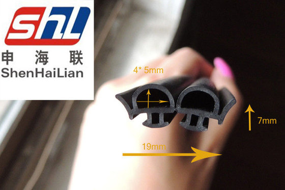 Weather Resistance EPDM Rubber Seal Strip Black , Curtain Wall Rubber Seals
