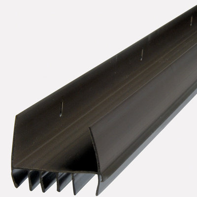 Black U - Shaped Rubber Seal For Window Seals , Industrial Rubber Products