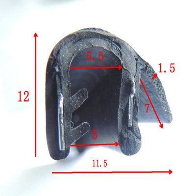 Anti-aging Extruded Parallel Rubber Seal for  Sealing / Insulation Air / Dust