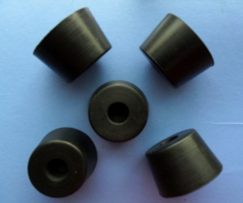 Silicone , EPDM Rubber Foot Sleeve for Machinery and Furniture High Temperature Resistance