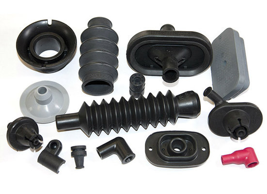 Automobile Rubber Molded Spare Parts Shaped Pieces 30 - 80 Shore A High Elasticity