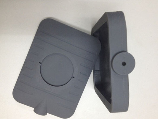 Rubber Cover Molded Rubber Parts Rectangular Silicone Case Without Lip